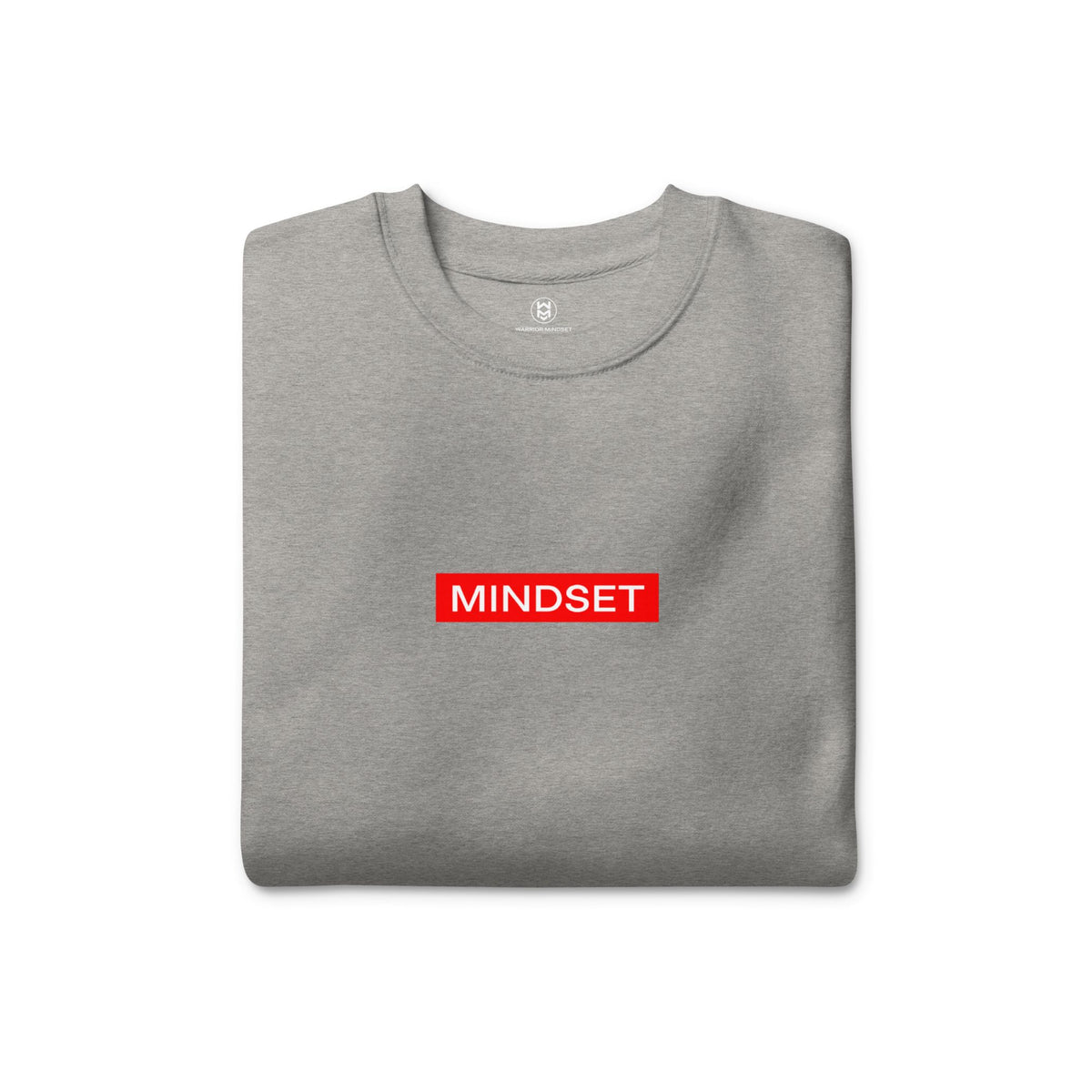 Mindset Box Logo Sweatshirt - Gray – Warrior Mindset