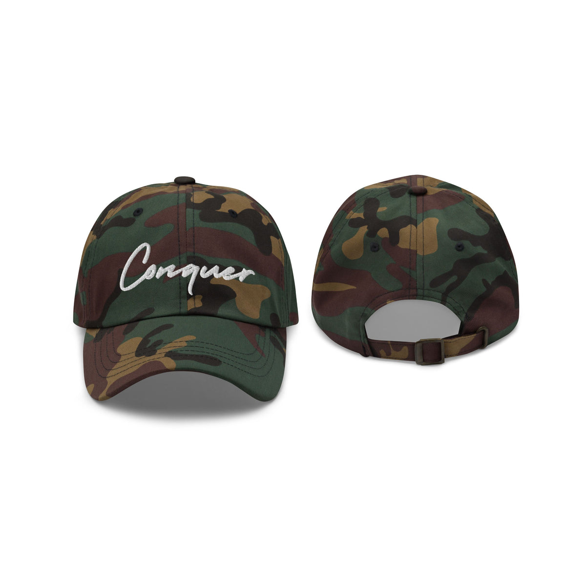 Conquer Script Hat – Warrior Mindset